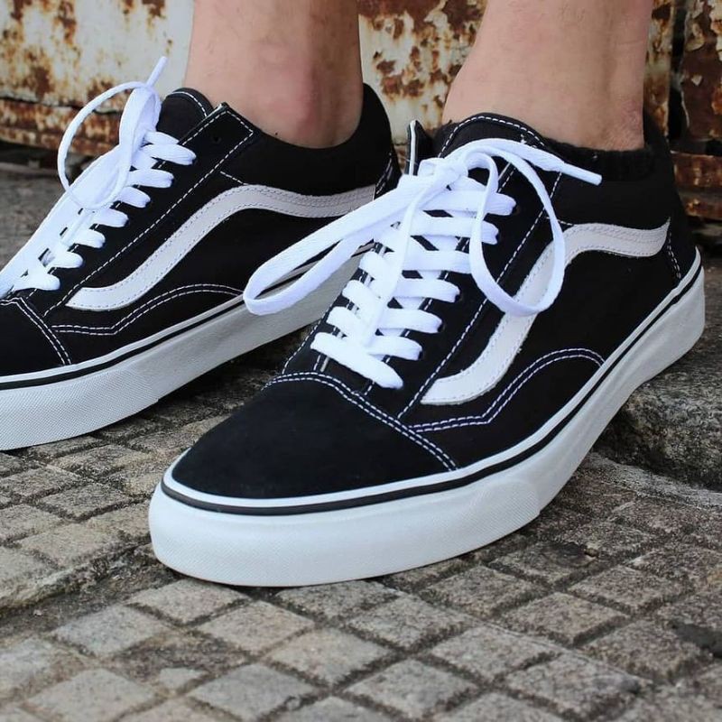 Jual Vans Old Skool Classic Black White Bnib Brand New In Box