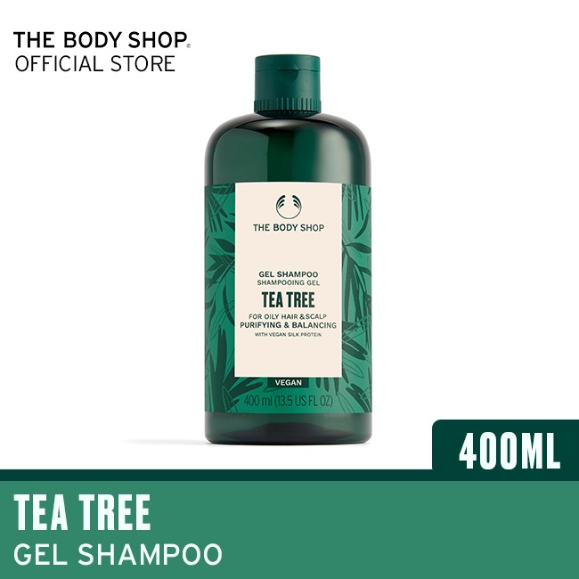 Jual The Body Shop Tea Tree Shampoo 400ml | Shopee Indonesia