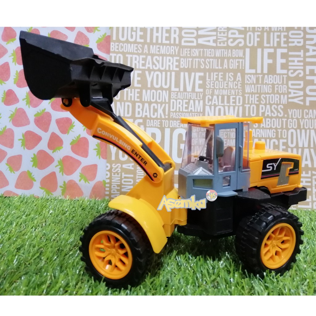 Jual Mainan Anak Cowok Mobilan Loader BackHoe Ukuran Sedang Mobil ...