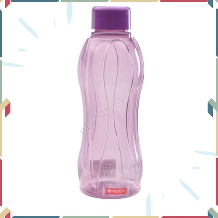 Jual MICTON Lion Star NH-81 Hydro Bottle 1500 ml Botol Minum Plastik Ungu Indonesia|Shopee Indonesia