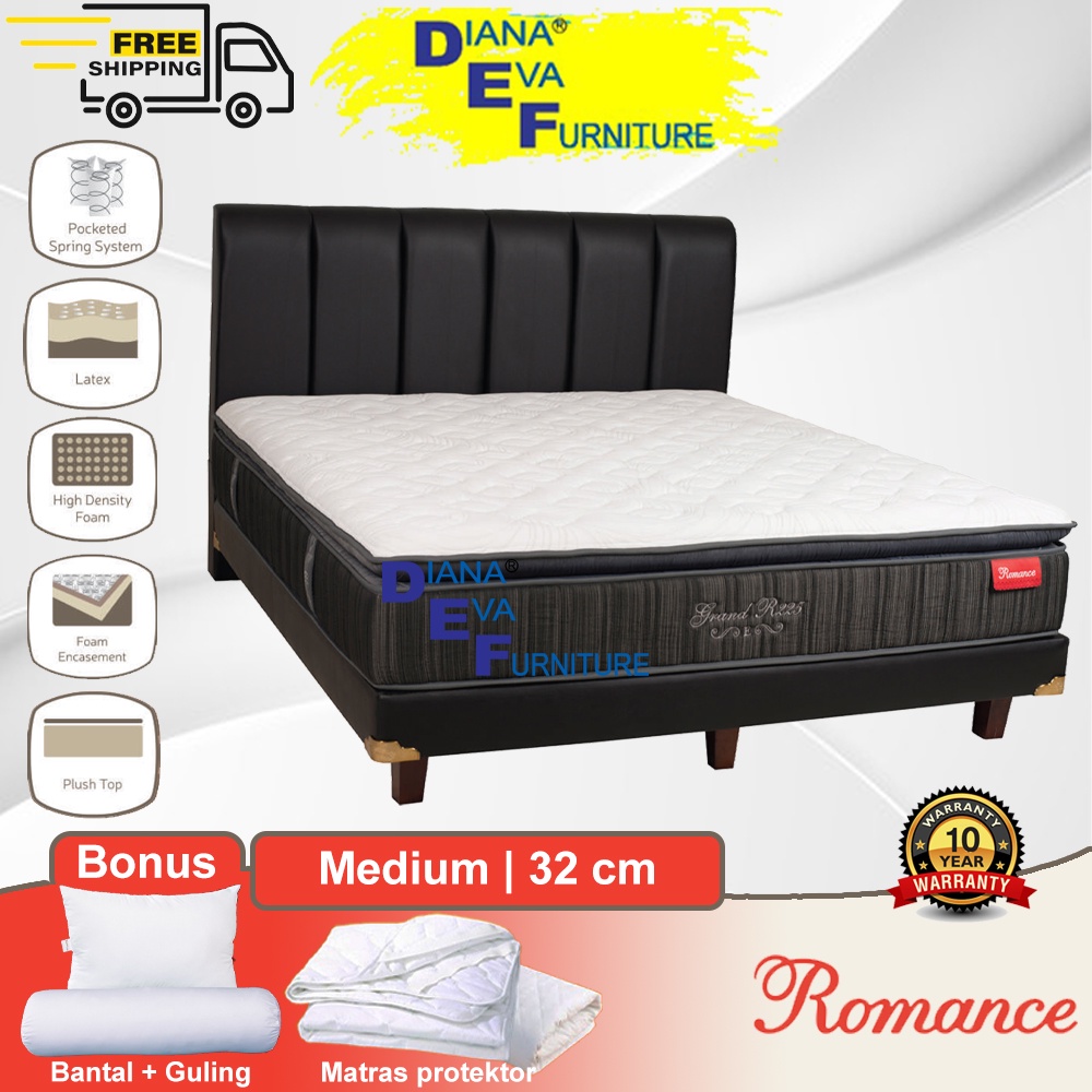 Jual Romance Grand R225 E Full Set Kasur Springbed | Shopee Indonesia
