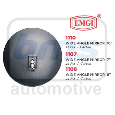 Jual Spion Emgi Universal 8" Wide Angle Bulat Hitam Manual R/L | Shopee ...