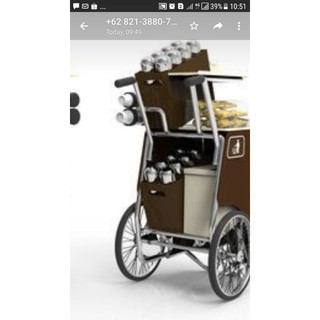 Jual Miniatur Mockup Gerobak Cafe sisa | Shopee Indonesia