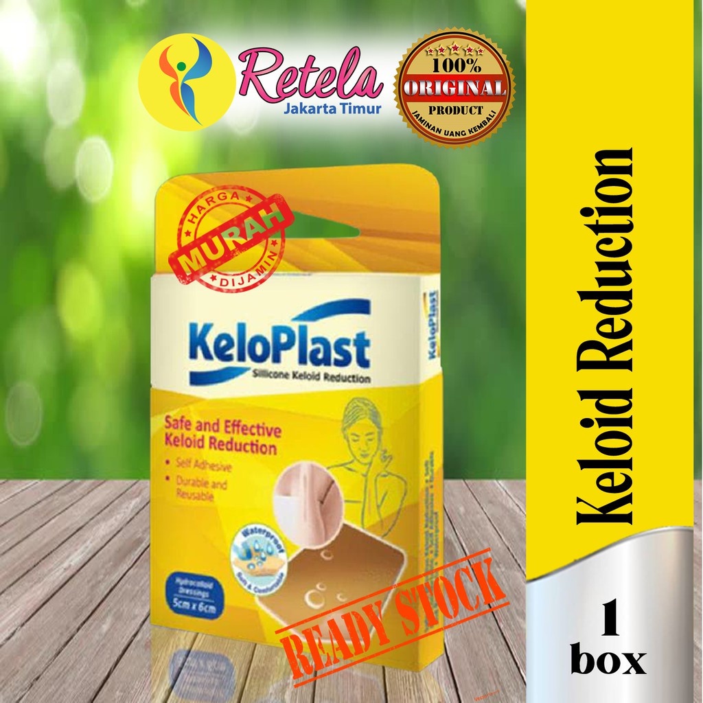 Jual KeloPlast - Plester Anti Keloid Scar Bekas Luka Indonesia|Shopee ...
