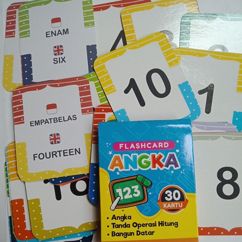 Jual flashcard angka | Shopee Indonesia