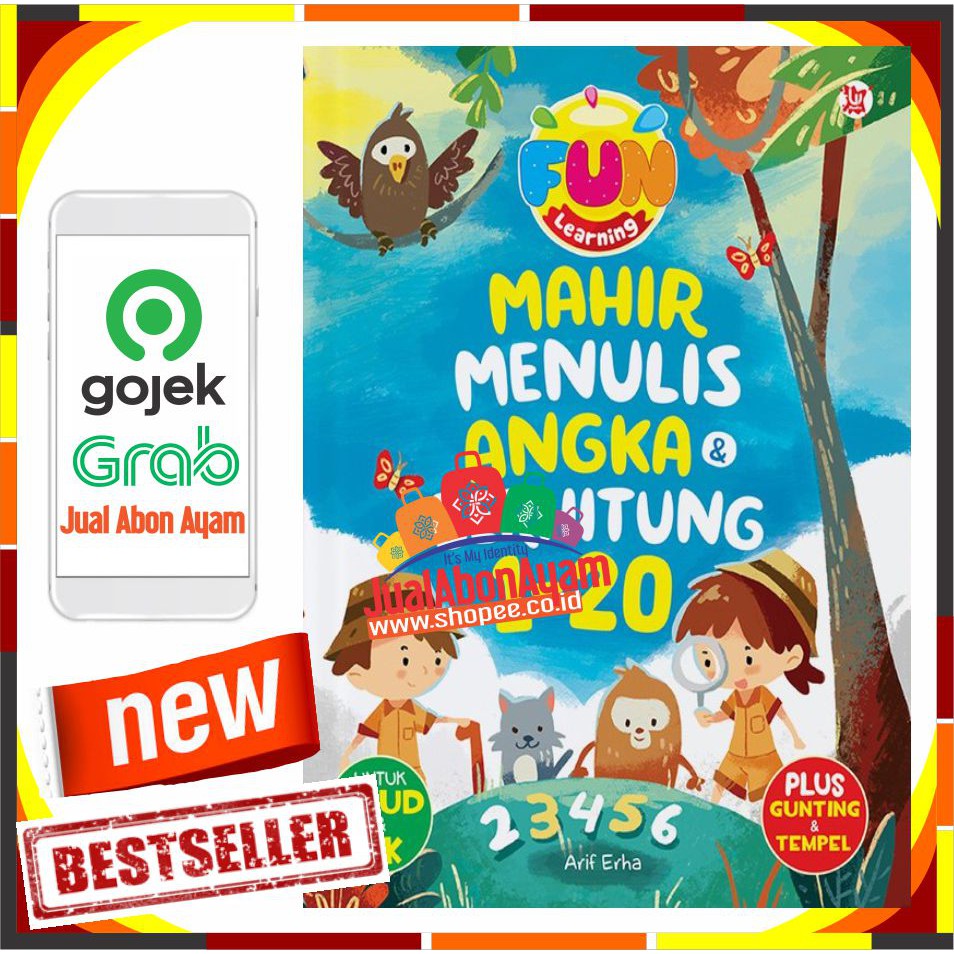 Jual BUKU FUN LEARNING MAHIR MENULIS ANGKA & BERHITUNG 1-20 ARIF ERHA ...