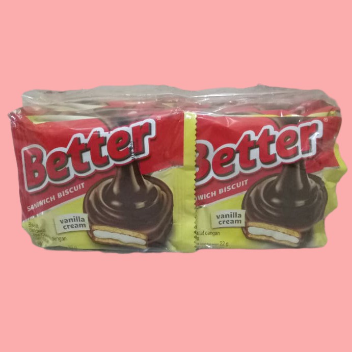 Jual Roma Better Sandwich Vanila Biscuit 22 gram (20 pcs/pack) | Shopee ...