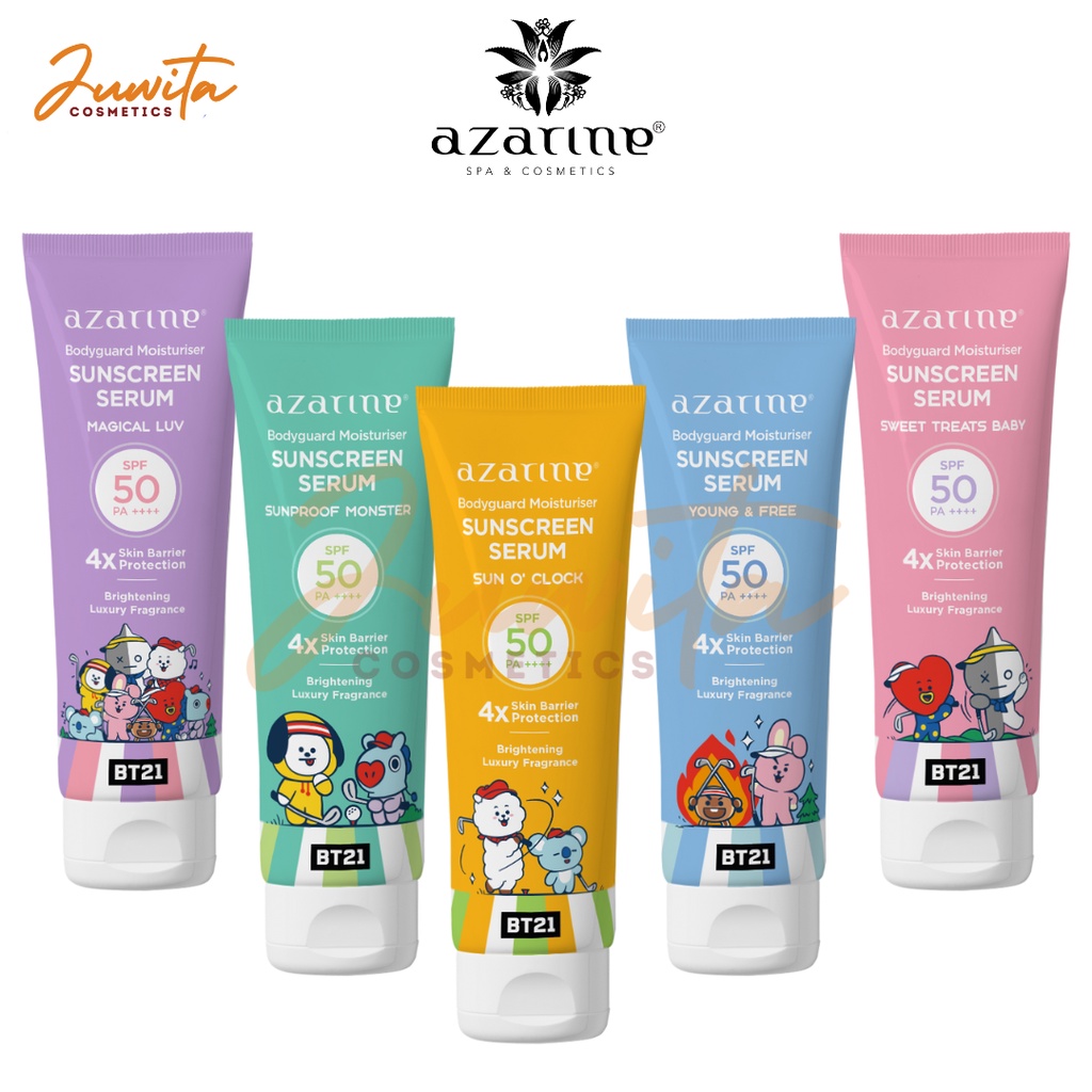 Jual Azarine Body Guard Moisturizer Sunscreen Serum 100ml | Shopee ...