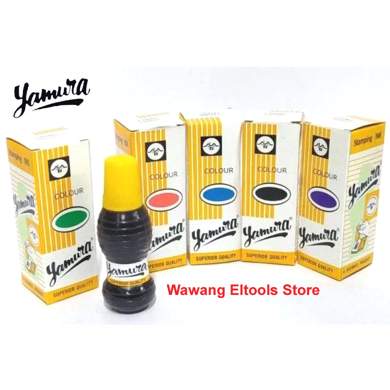 Jual Tinta Stempel YAMURA Standart Size 25 ml/Kecil / ORIGINAL | Shopee ...