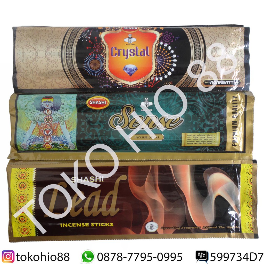 Jual Hio / Dupa Aromaterapi Merk Shashi India Incense Sticks ...