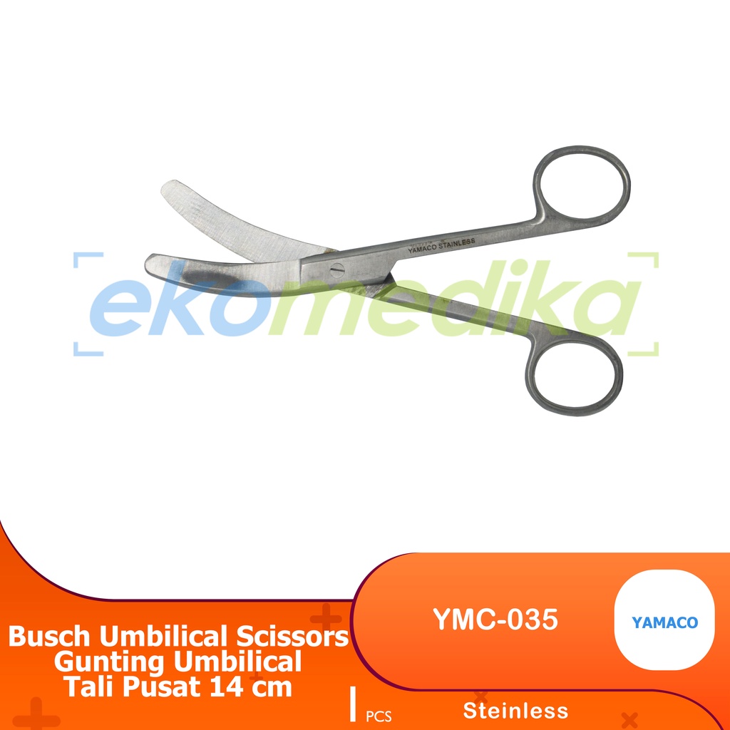 Jual Gunting Umbilical 14 cm / Gunting Tali Pusar Pusat 14cm YAMACO ...