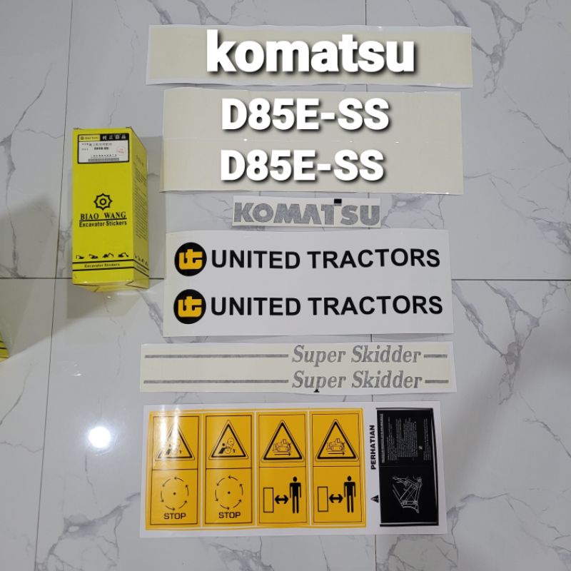 Jual Stiker Alat Berat Sticker Excavator Komatsu D85E-SS | Shopee Indonesia
