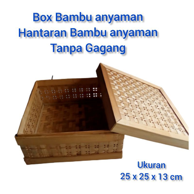 Jual kotak Hampers Bambu, Hantaran Bambu anyaman, kotak seserahan ...