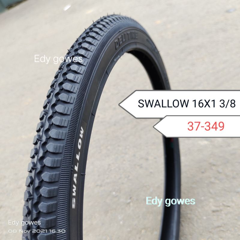 Jual ban luar swallow deli tire 16x1 3/8 ban luar 16 x 1 3/8 ban luar 16 plus ban luar 16 349 ...