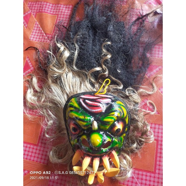 Jual Topeng gedruk / topeng jaranan / topeng mainan | Shopee Indonesia