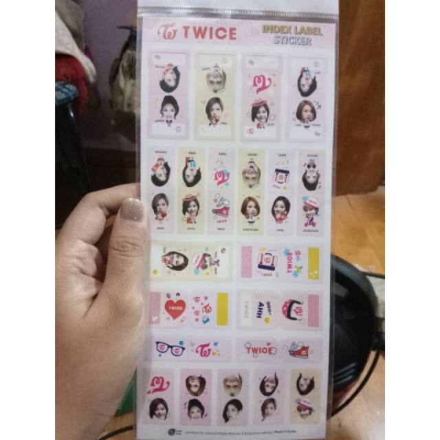 Jual TWICE INDEX LABEL STICKER | Shopee Indonesia