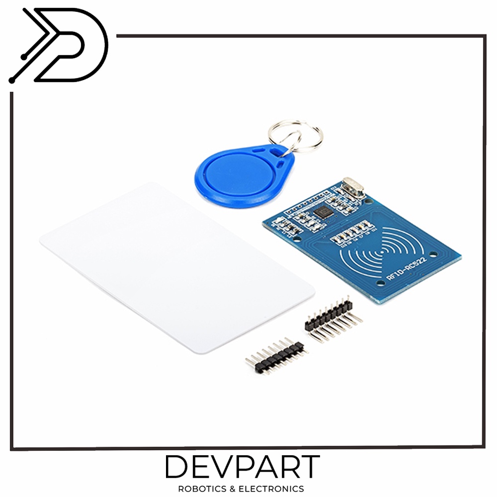 Jual Modul RFID Reader RC522/RFID-RC522 + Card + Keychain Sensor For E ...