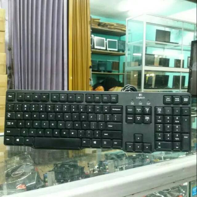 Jual Keyboard mouse logitech K100 | Shopee Indonesia