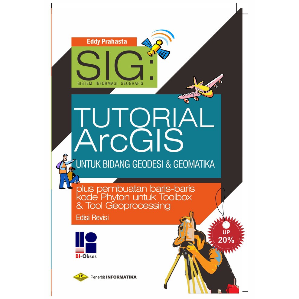 Jual SIG Tutorial ArcGIS Desktop Untuk Bidang Geodesi & Geomatika ...