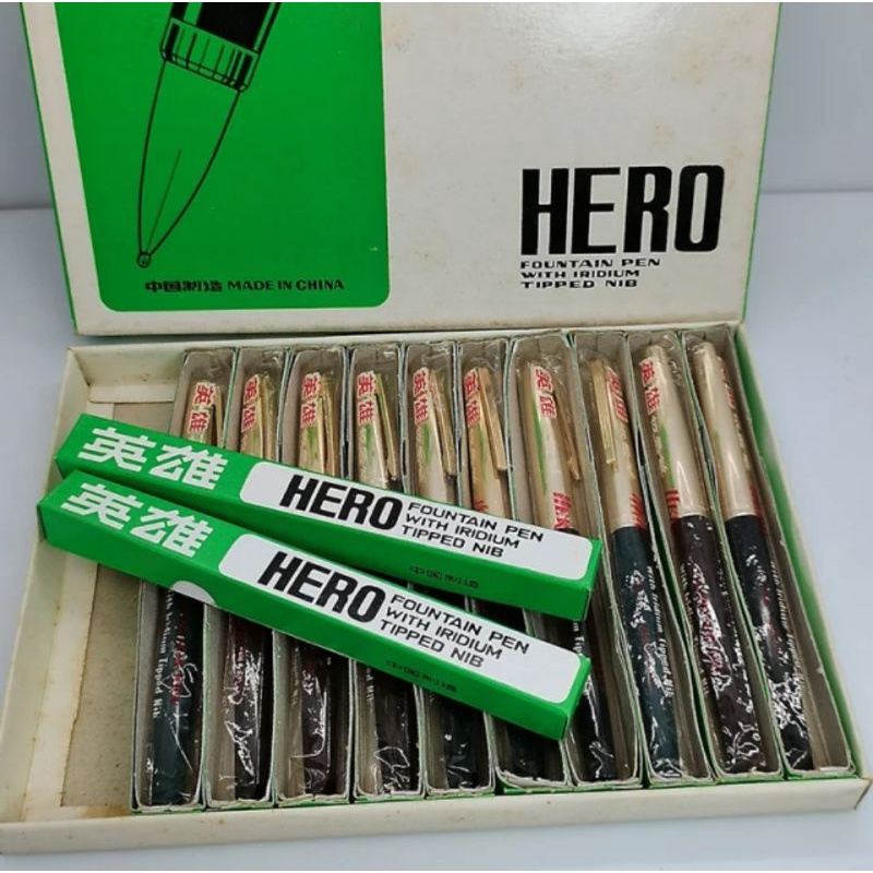 Jual Vintage Fountain Pen Hero Hover 221- Pen Tutul/Pen Pentul Model ...
