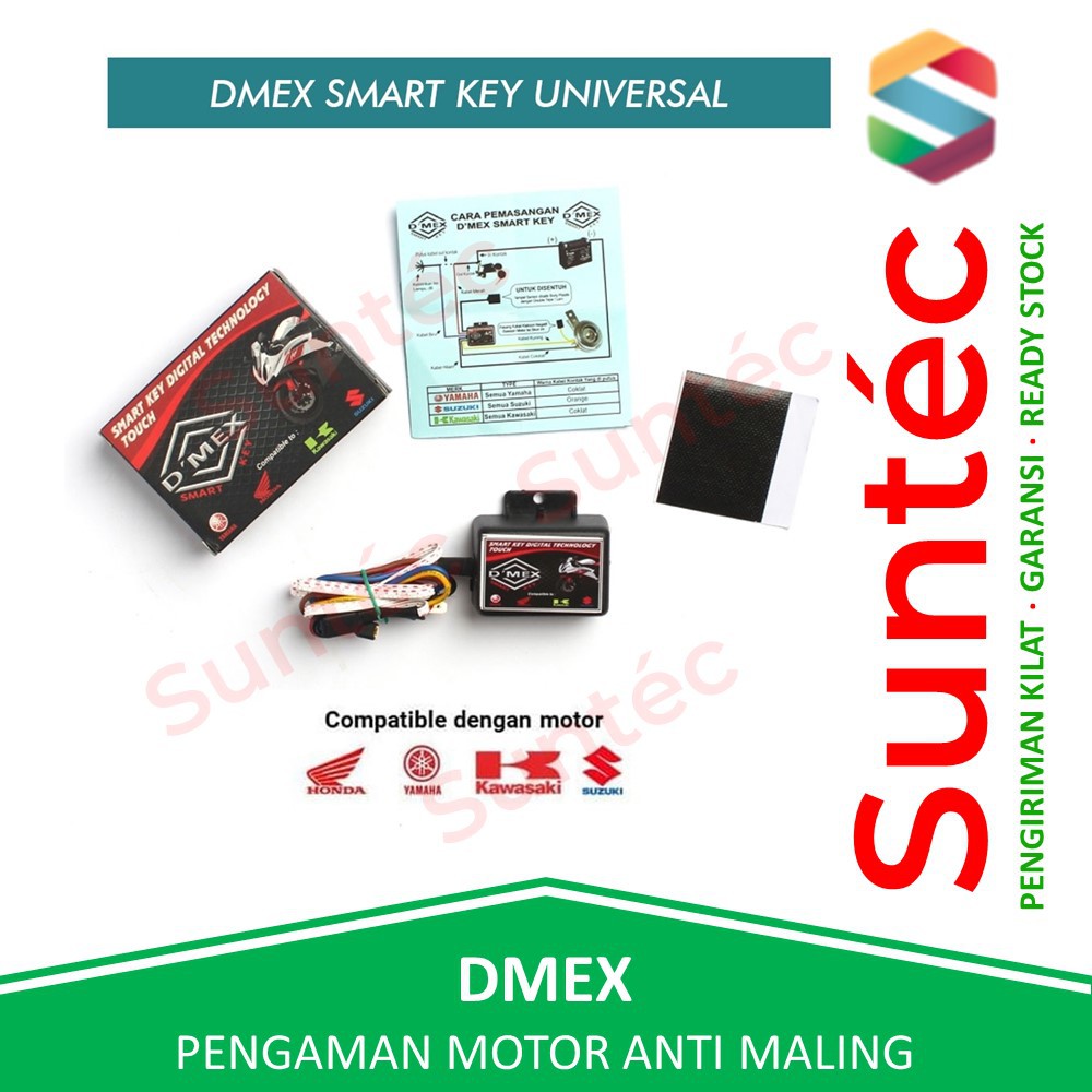 Pengaman Motor Dmex Sensor Sentuh Anti Maling dan Begal | Shopee Indonesia