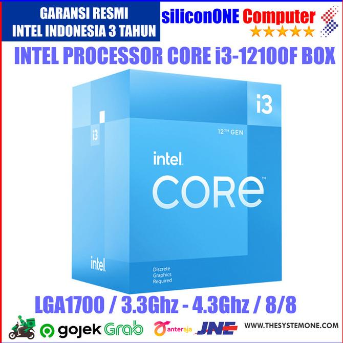 Jual Intel Core i3-12100F Processor BOX Alder Lake LGA1700 12th | Shopee Indonesia