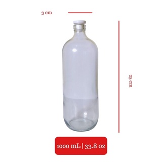 Jual Botol Kaca Jamu Haldi 1000 mL | Botol Kaca Jamu Tutup Plastik ...