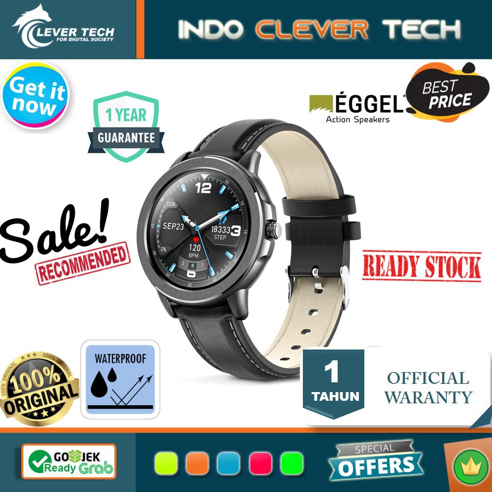 Eggel Tempo II Sports Full Touch Screen Smart Watch | Shopee Indonesia