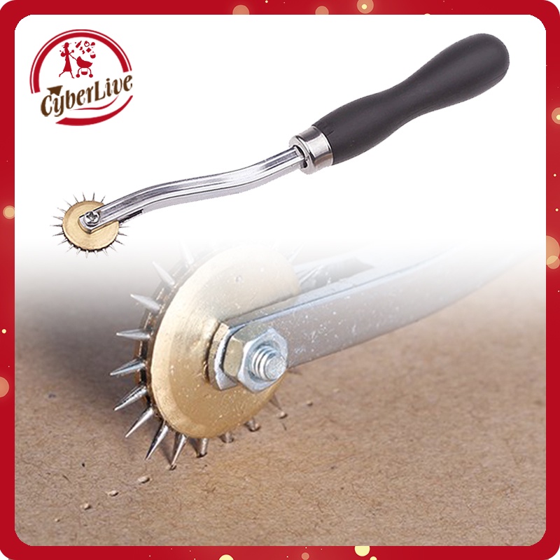 Jual Edge Needle Point Tracing Wheel DIY Leather Craft Over Stitching ...