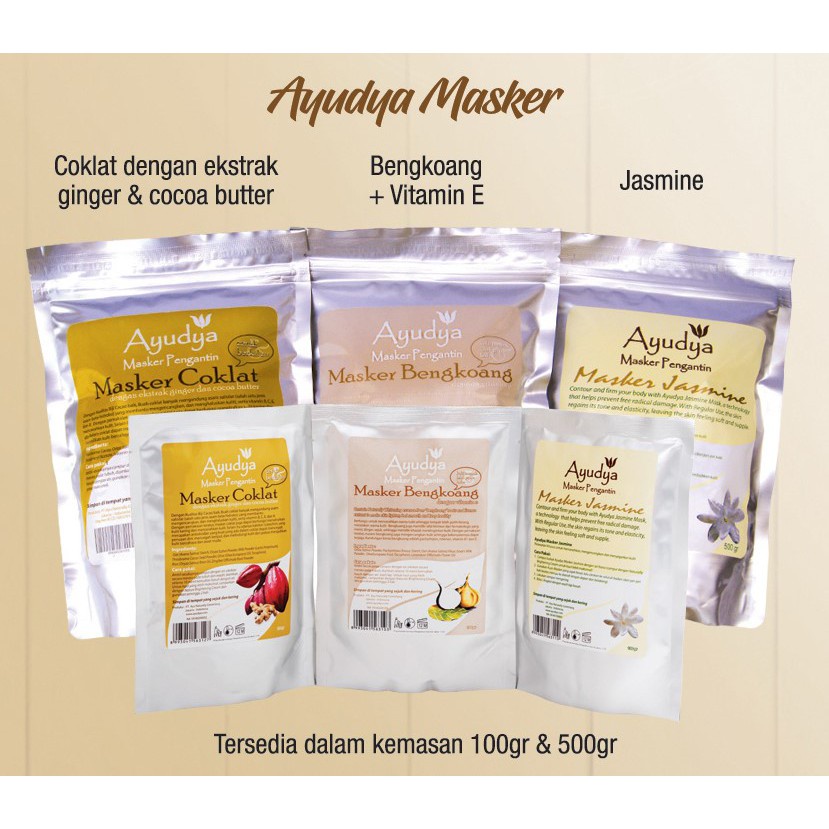 Jual AYUDYA BODY MASKER PENGANTIN 500GR | Shopee Indonesia