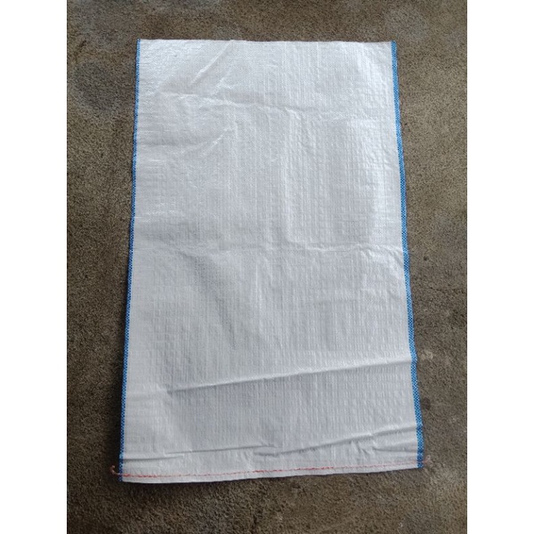 Jual karung baru 50 kg | list biru 56x90 | Shopee Indonesia