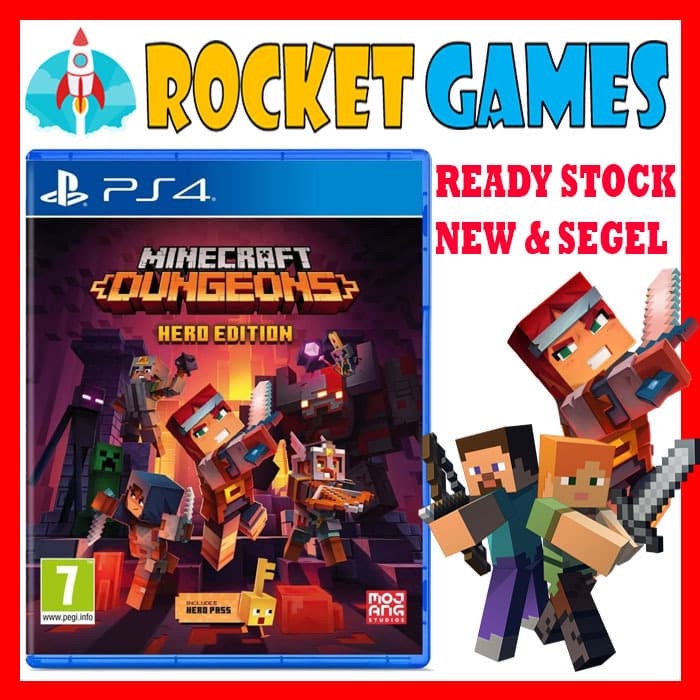 Jual PS4 Minecraft Dungeons Hero Edition | Shopee Indonesia