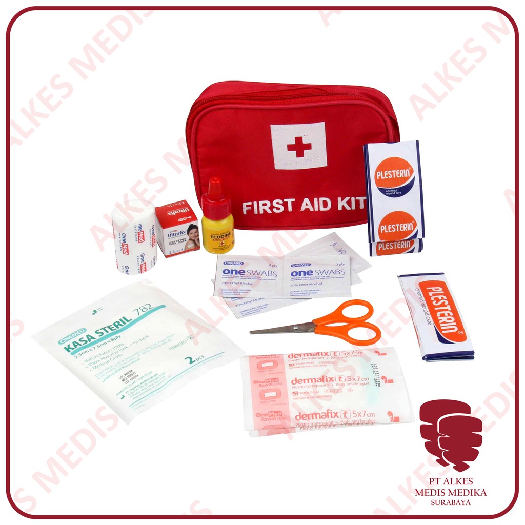 Jual Kotak P3K Onemed Travelling Bag Obat Darurat Portable First Aid ...
