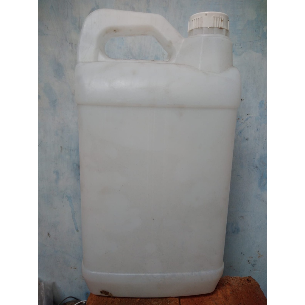 Jual BOTOL PLASTIK JERIGEN DIRIGEN JIRIGEN JRIGEN PUTIH BENING 5 LITER ...