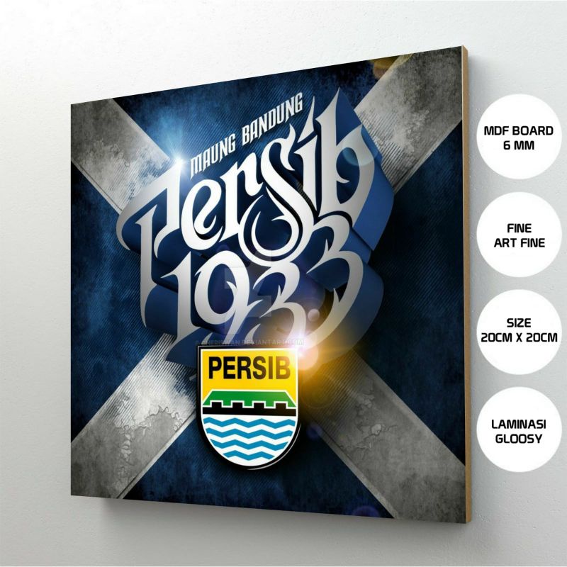 Jual Poster Hiasan Dinding Persib Bandung Dekorasi Kamar Bobotoh Viking ...