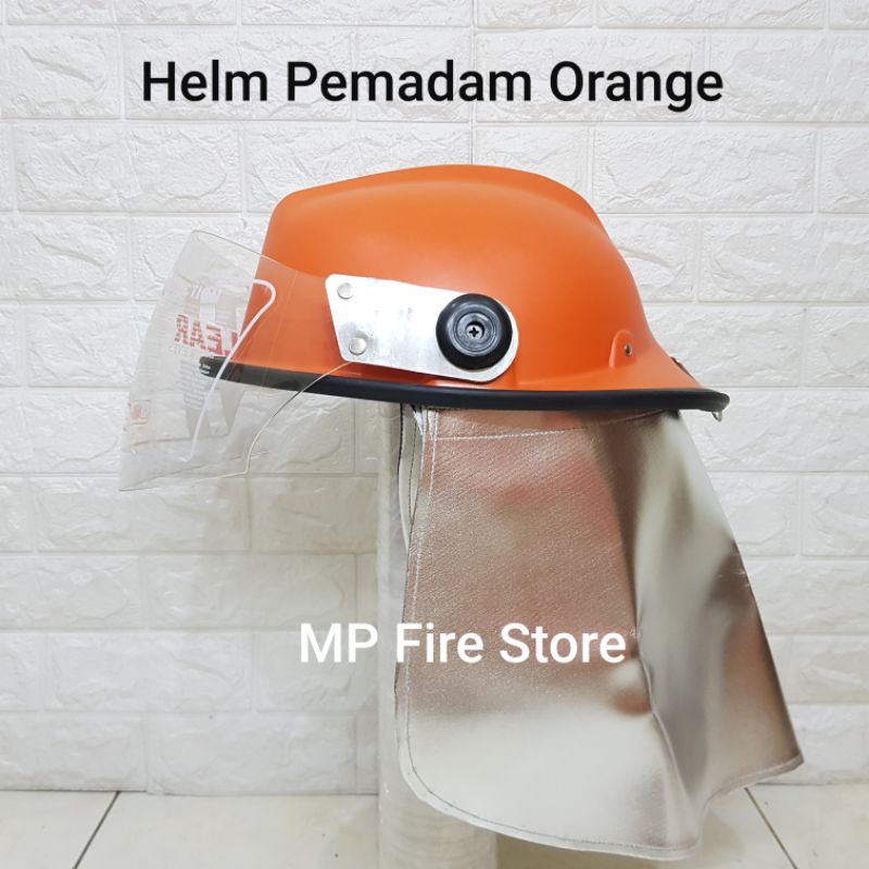 Jual FIRE HELMET HELM DAMKAR ORANGE PEMADAM KEBAKARAN FIBER TAHAN PANAS ...