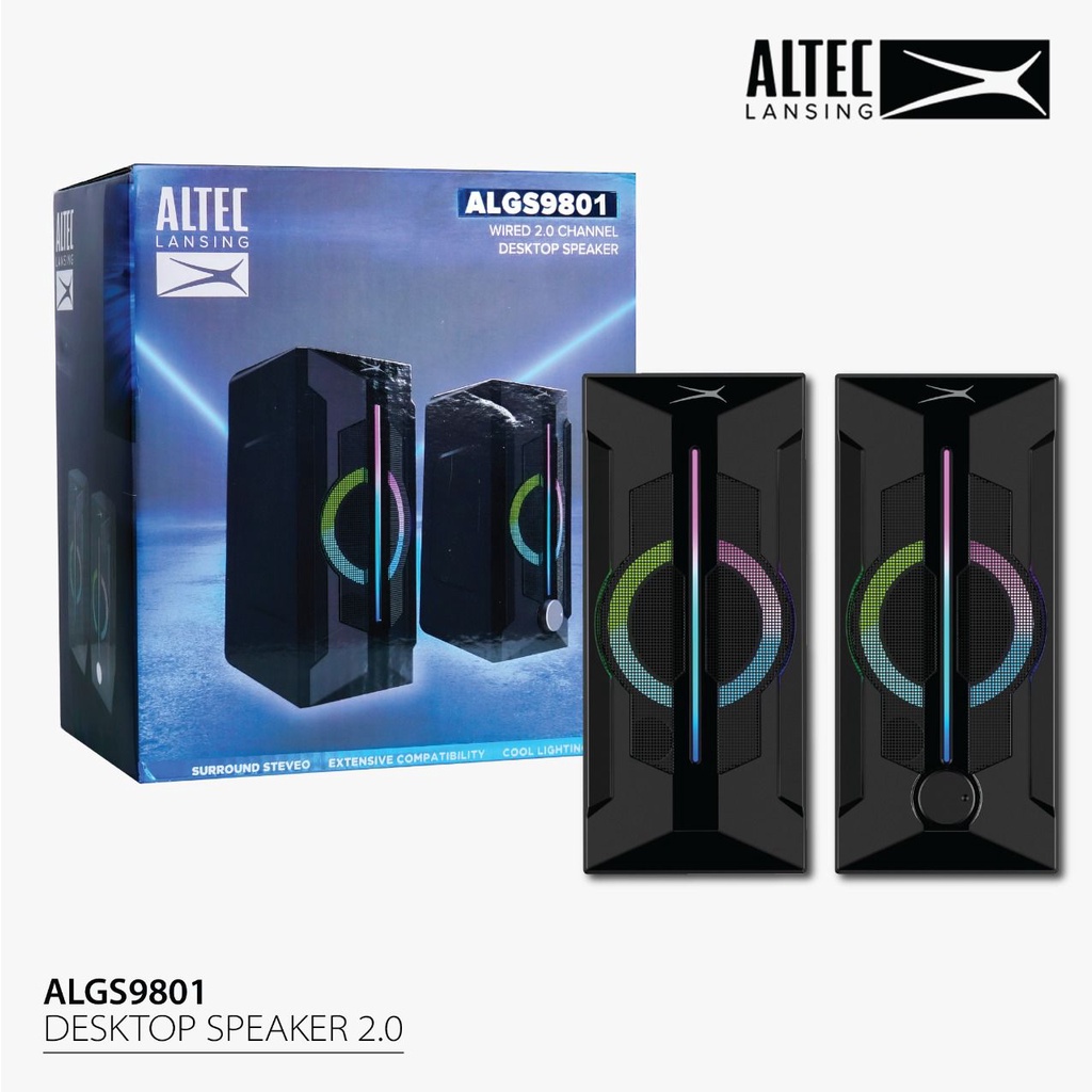Jual Speaker Altec Lansing 2.0 RGB ALGS9801 (Bisa Buat Komputer/Laptop ...