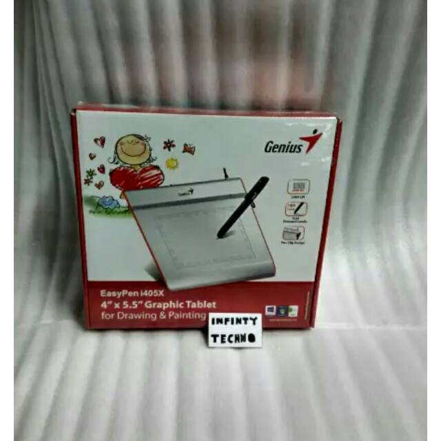 Jual Genius EasyPen i405X 4 x 5.5 inch Stylus Graphic Tablet / Pen ...