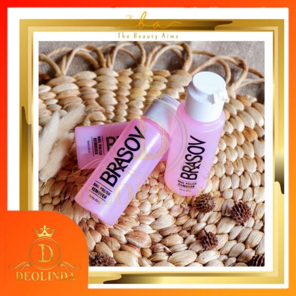 Jual Brasov Nail Polish Remover Aseton 65 ml | Shopee Indonesia