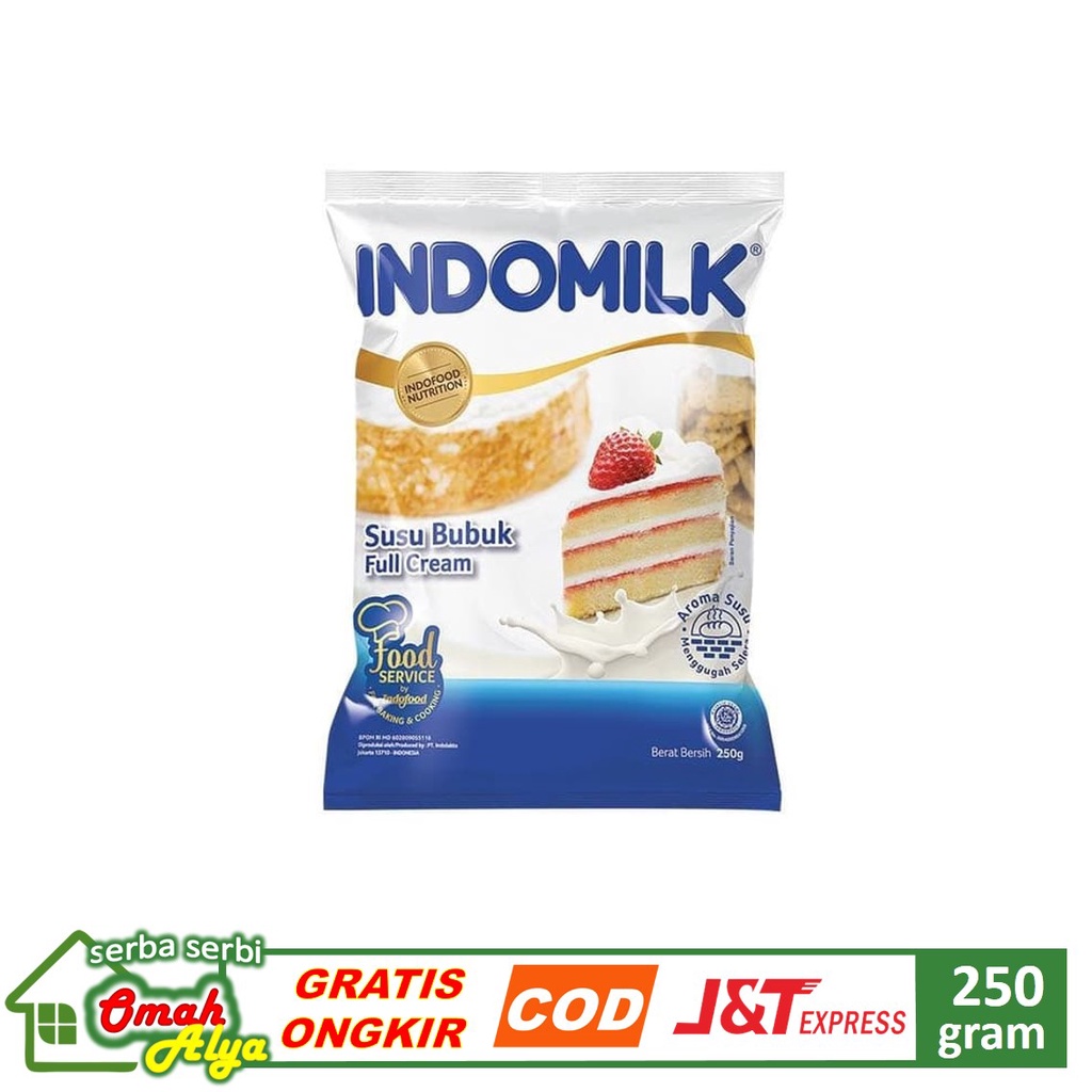Jual SUSU INDOMILK BUBUK FULL CREAM 250 GRAM Indonesia|Shopee Indonesia