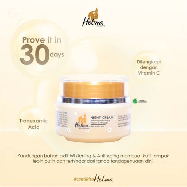 Jual Helwa night cream ultimate (wajib konsul) Indonesia|Shopee Indonesia