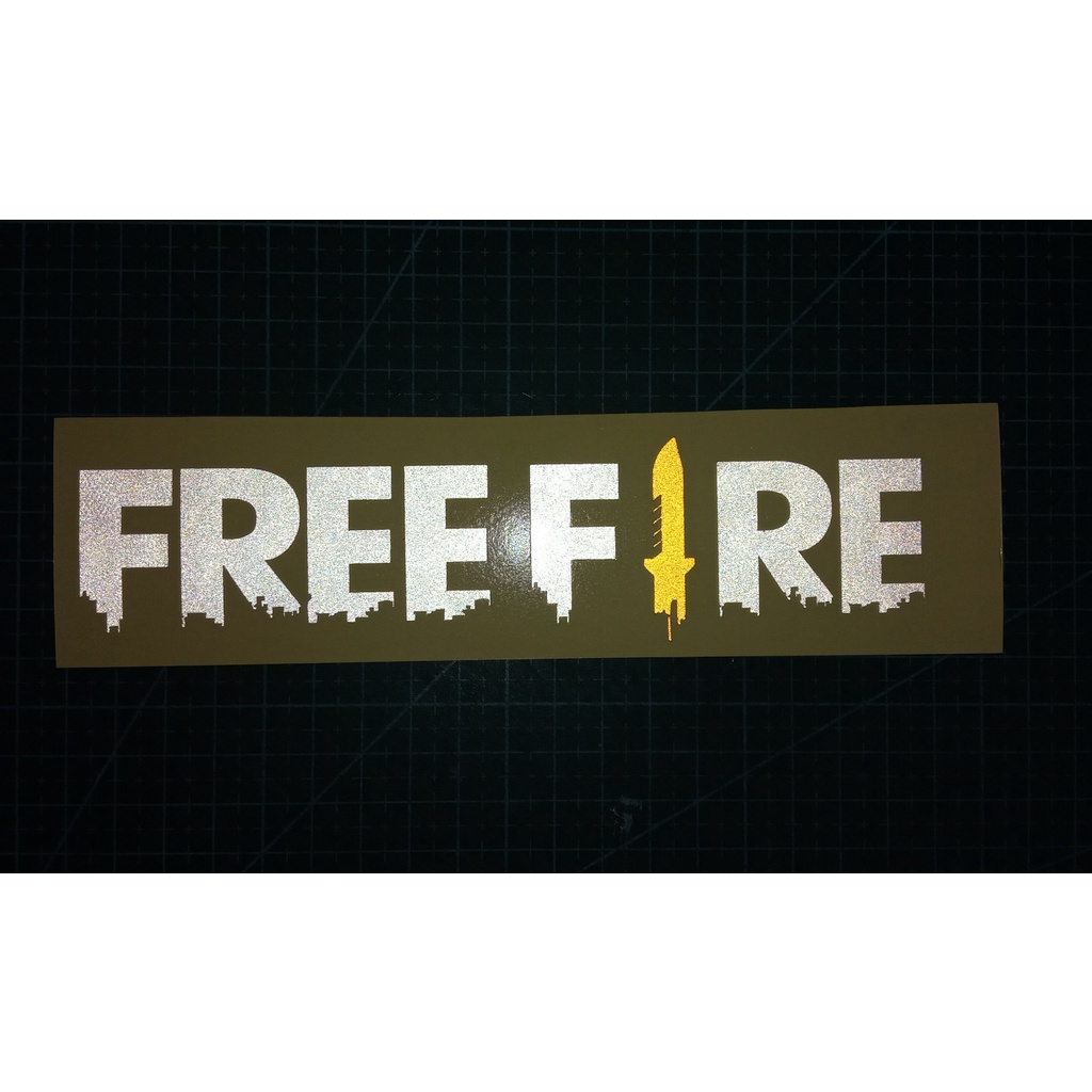 Jual Stiker Cutting Free fire FREEFIRE Sticker kaca Body mobil motor ...