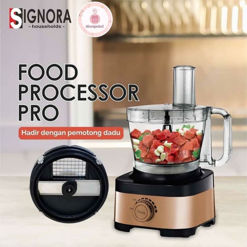 Jual Signora Food Processor Pro 3,5liter, Blender,Chopper,Slicer Multi ...