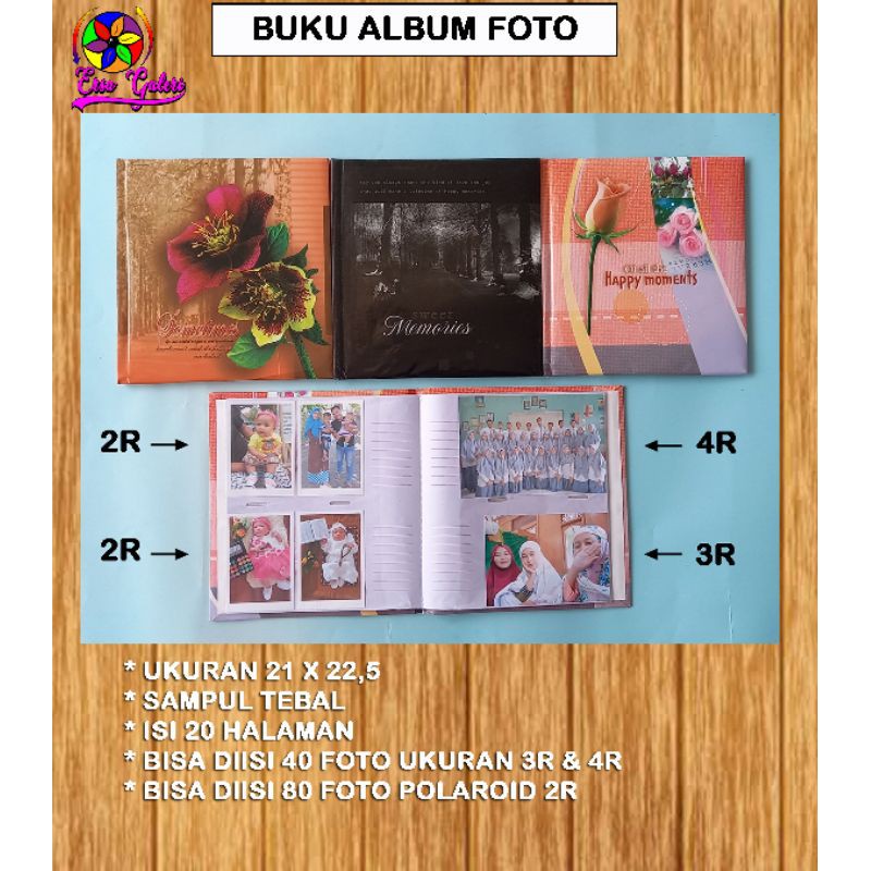 Jual Buku Album Foto 2R 3R 4R Buku album foto Polaroid murah sampul ...