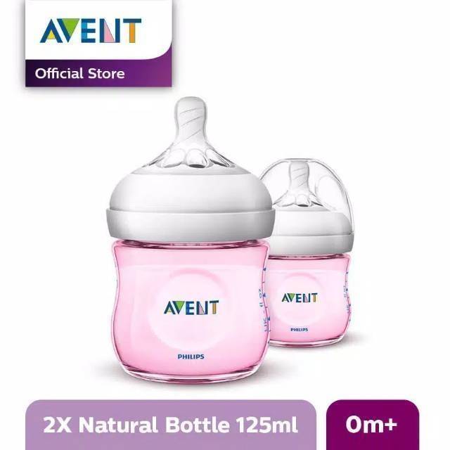 Jual Botol Susu AVENT Natural Classic Bottle 125ml / 260ml TWIN PACK ...