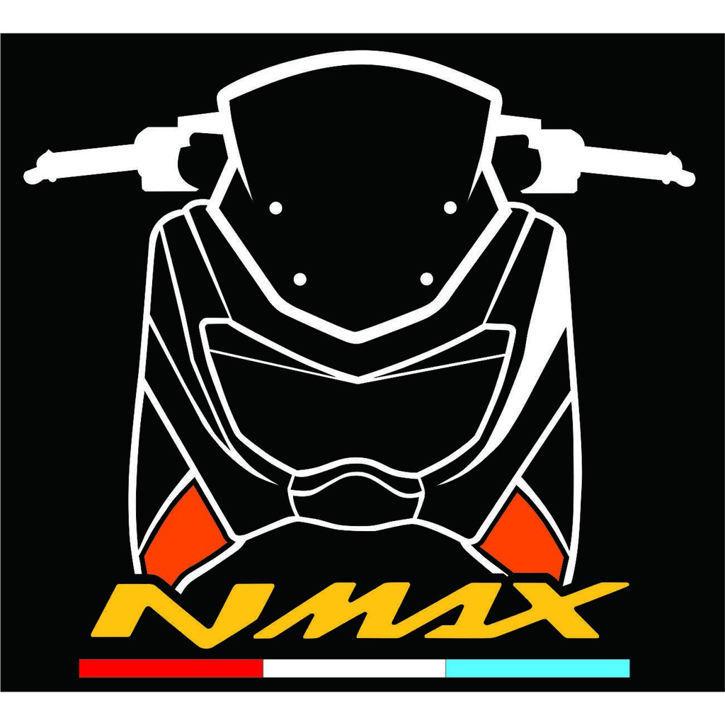 Jual sticker Nmax outline tampak depan | Shopee Indonesia