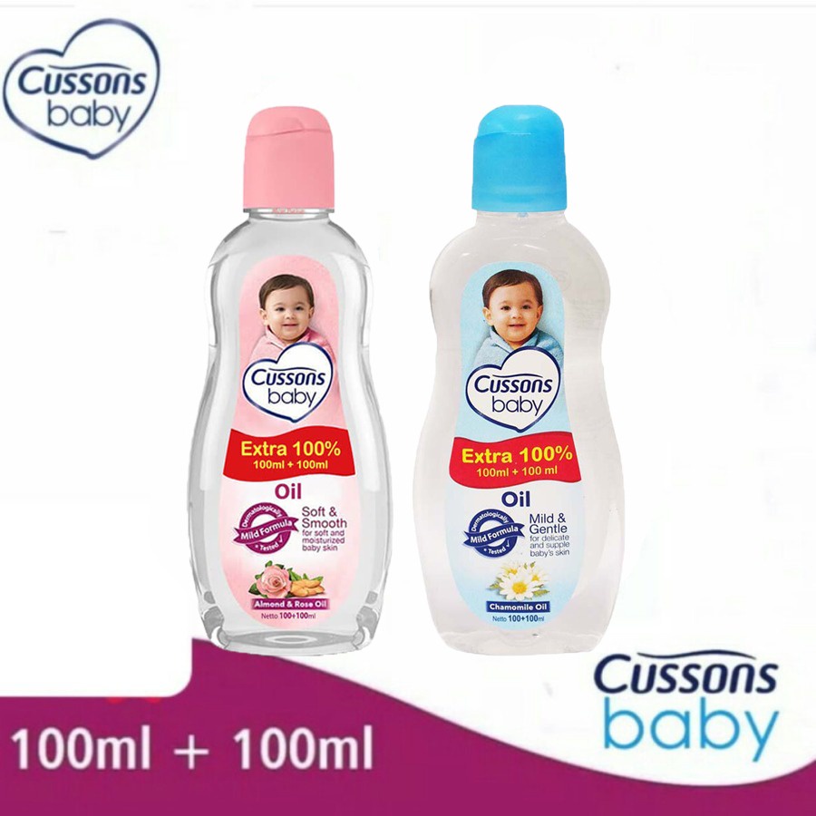 Jual Cussons Baby Oil 100ml +100ml | Shopee Indonesia