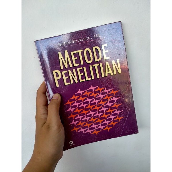 Jual Metode Penelitian, Saifuddin Azwar, Buku Teori Psikologi | Shopee ...