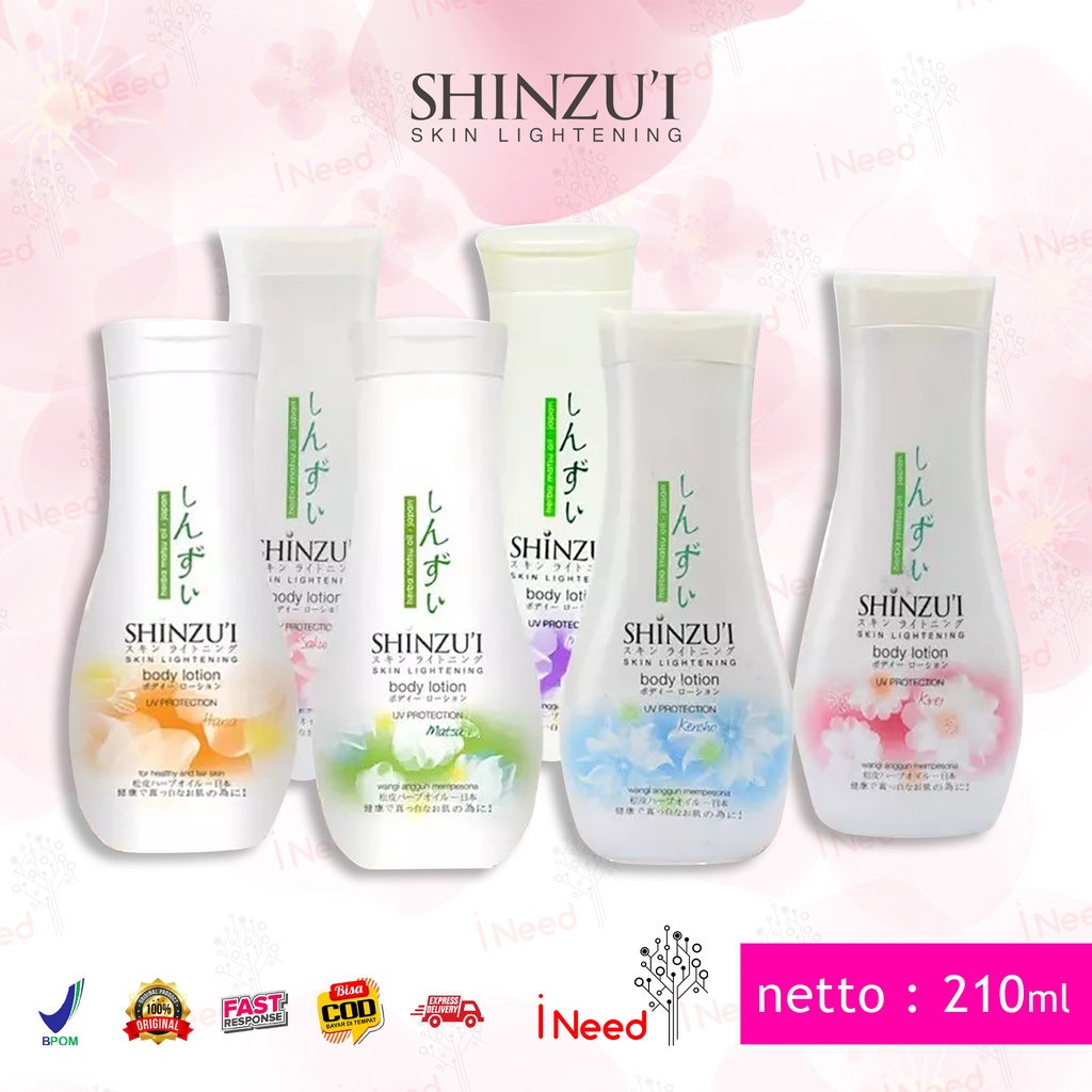 Jual (INEED) (210ml) Shinzui Skin Lightening Body Lotion 210ml ...
