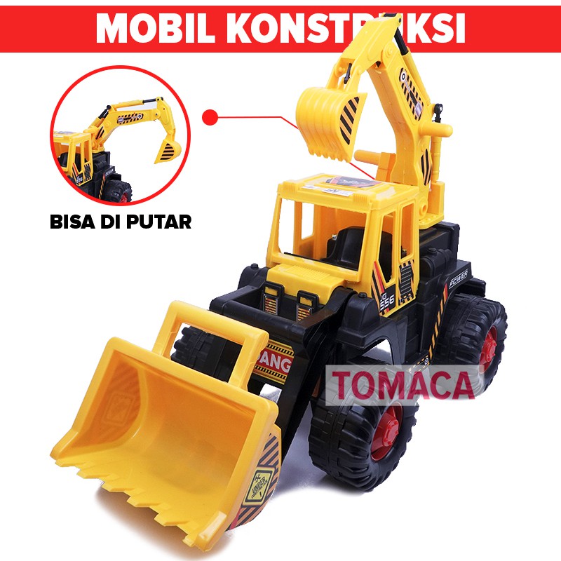 Jual Mainan Anak Mobil Truk Konstruksi Eskavator Kendaraan Berat ...
